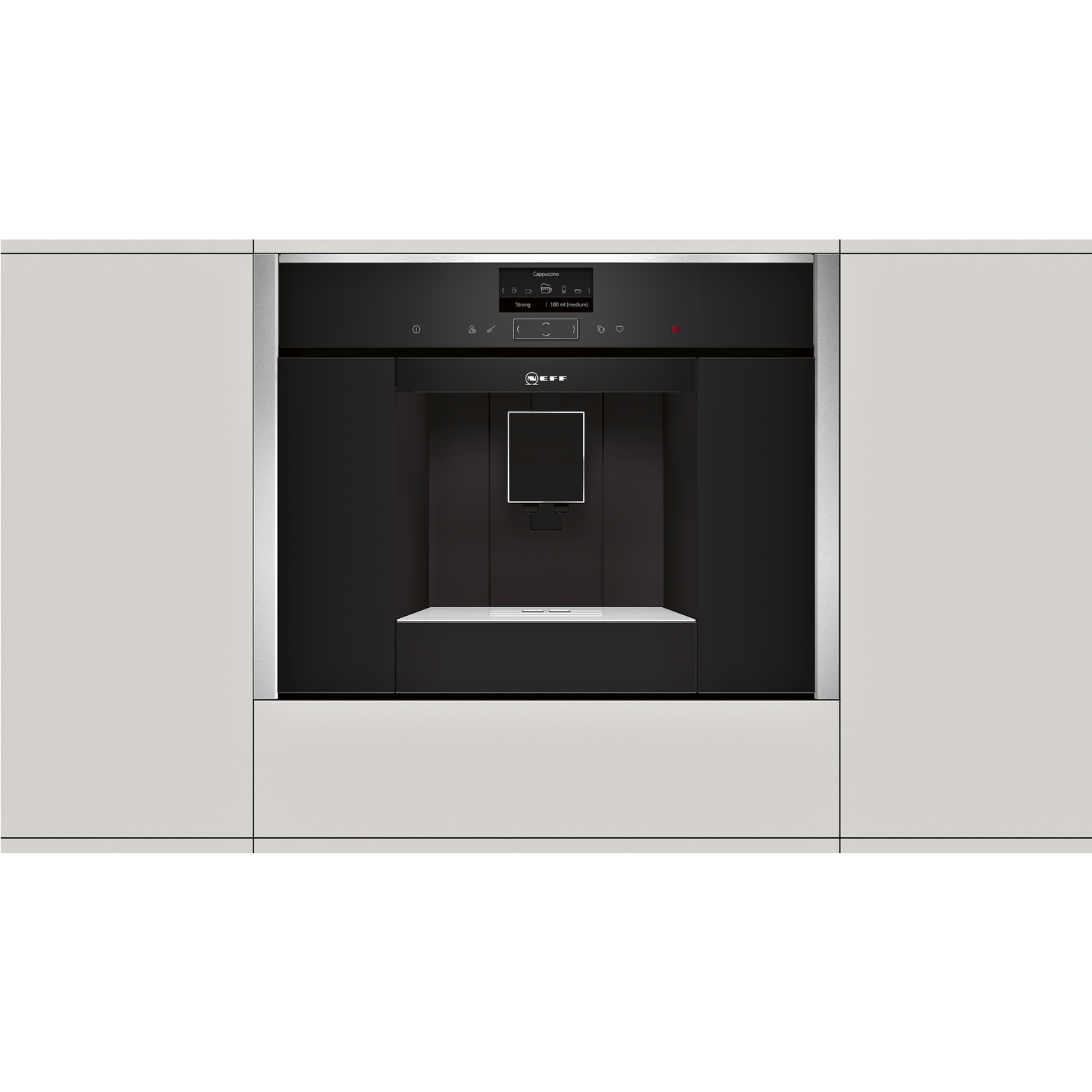 NEFF C17KS61N0 Built-in Bean to Cup Coffee Machine - Black | Appliances ...