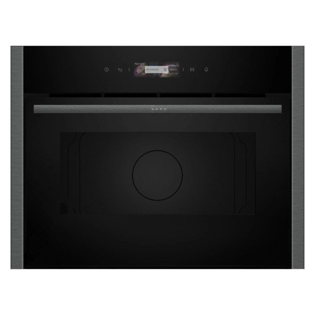 Neff N70 Built-In Microwave Oven - Graphite C24GR3XG1B | Appliances Direct