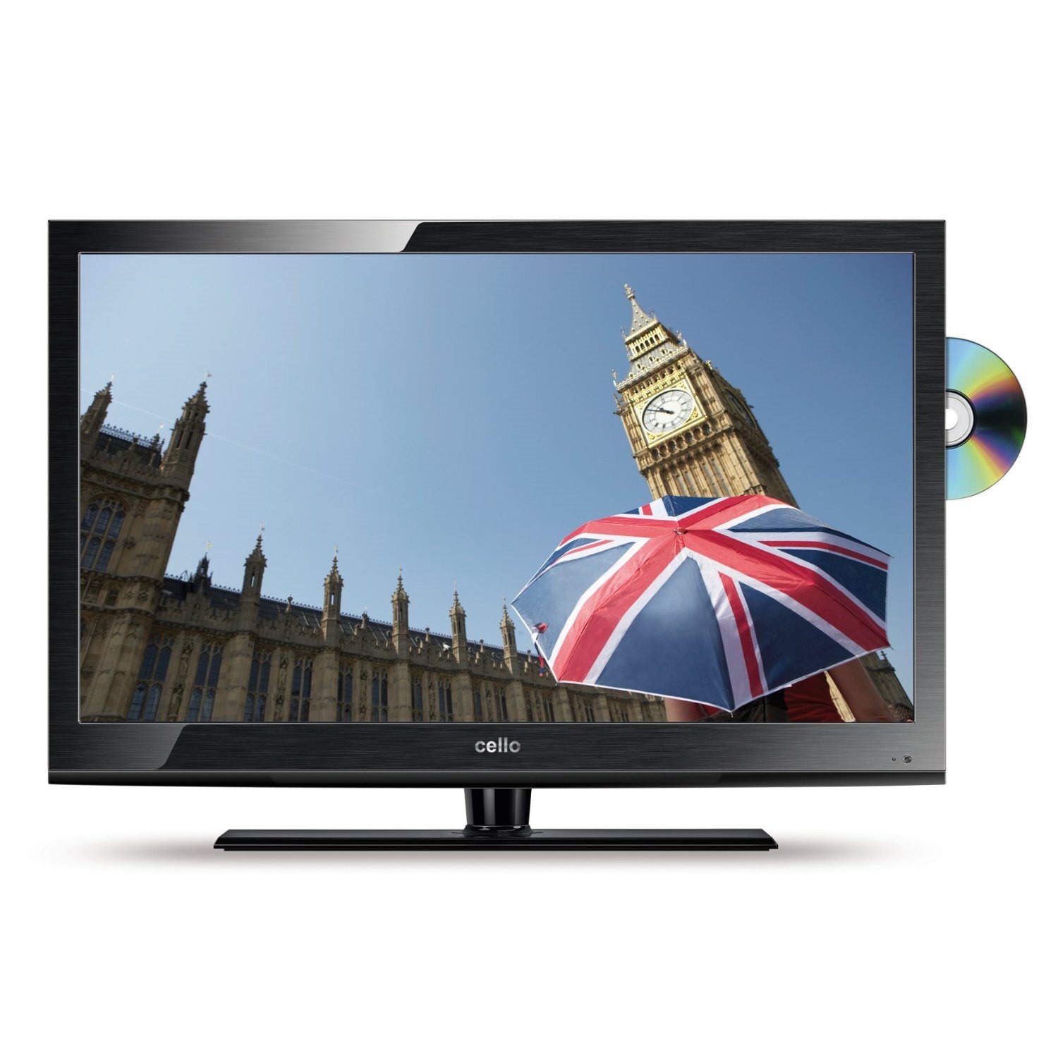 Cello C26103F 26 Inch Freeview LED TV with built-in DVD player ...