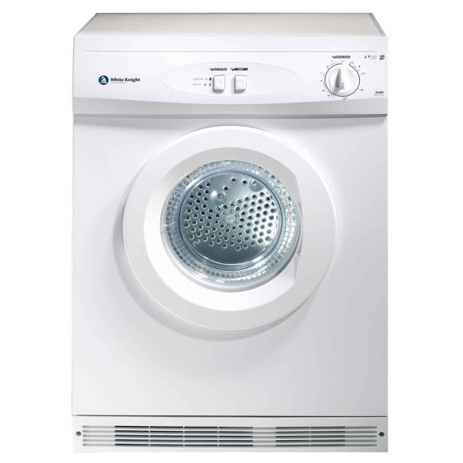 White Knight C45CW 7kg Freestanding Vented Tumble Dryer White ...