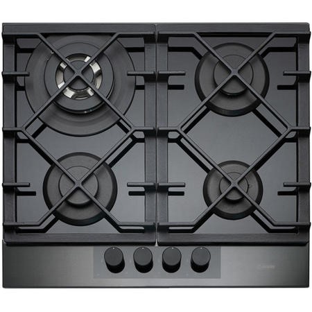 Caple 59cm 4 Burner Gas Hob - Gunmetal Grey C886G | Appliances Direct