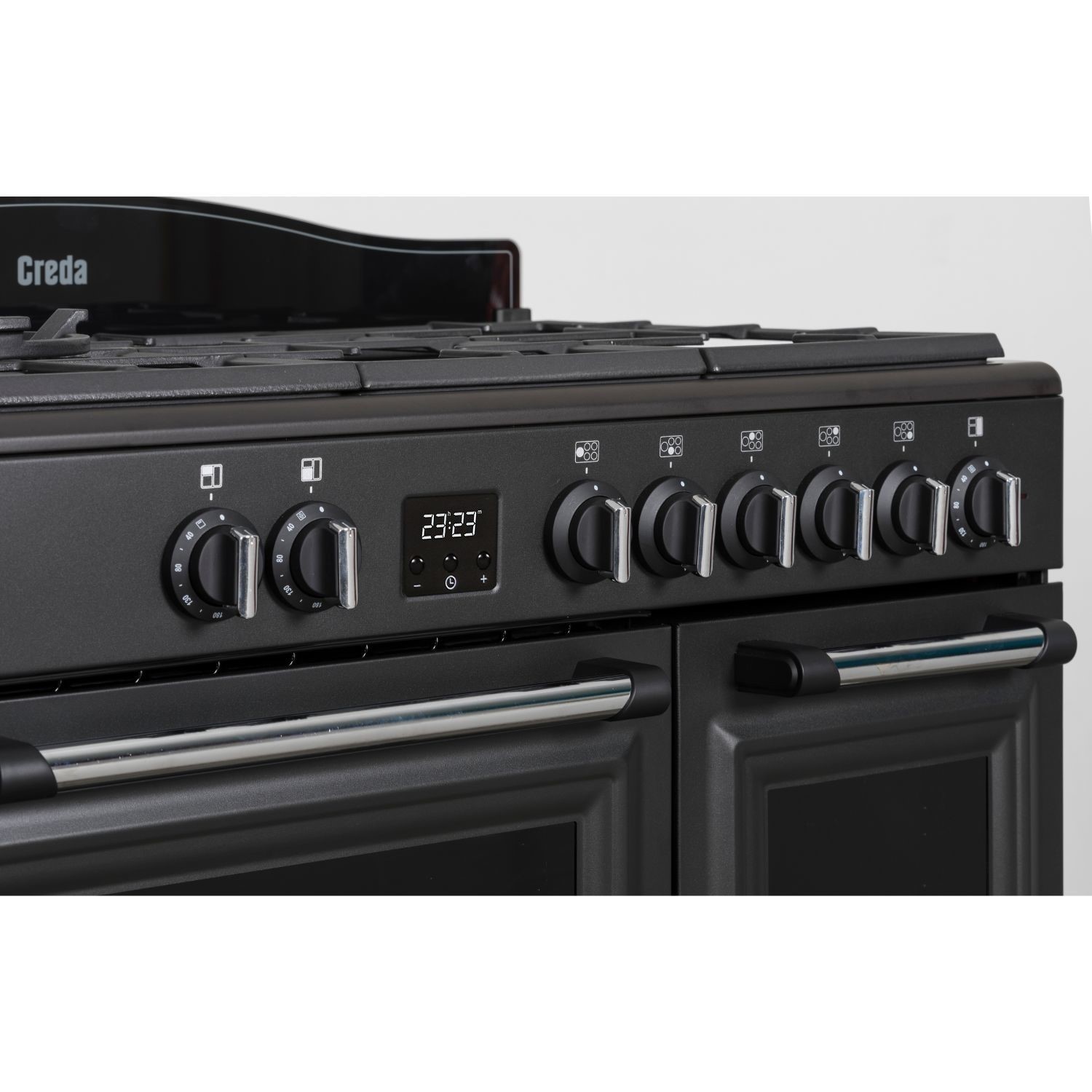 Creda 90cm Triple Cavity Dual Fuel Range Cooker - Anthracite C90RCDFTA ...
