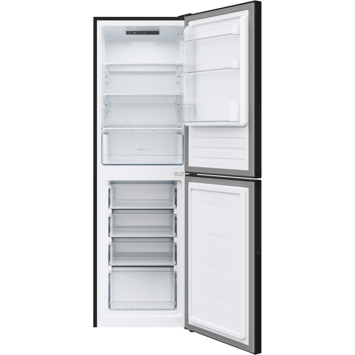 Candy 252 Litre 50/50 Freestanding Fridge Freezer - Black CCT3L517FBK ...