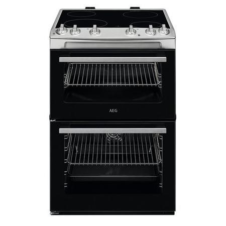 AEG 5000 Series 60cm Electric Cooker - Stainless Steel CCX6501ACM ...