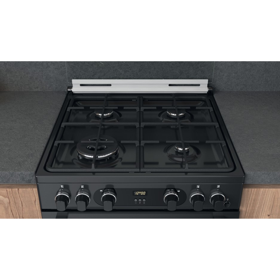 Hotpoint Cannon 60cm Double Oven Gas Cooker - Anthracite CD67G0C2CA ...