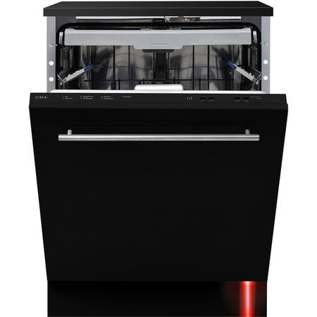 CDA Integrated Dishwasher - AquaZone technology, Black control panel ...