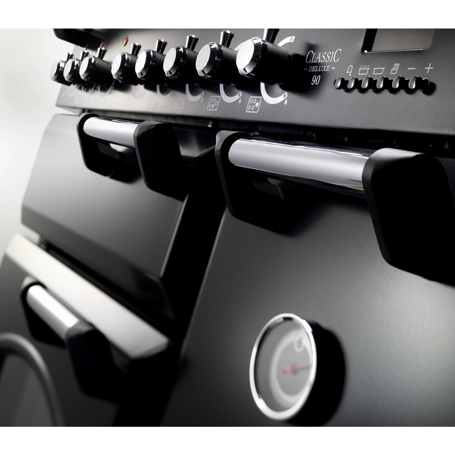 Rangemaster CDL100EIBLC Classic Deluxe 100cm Electric Range Cooker with ...