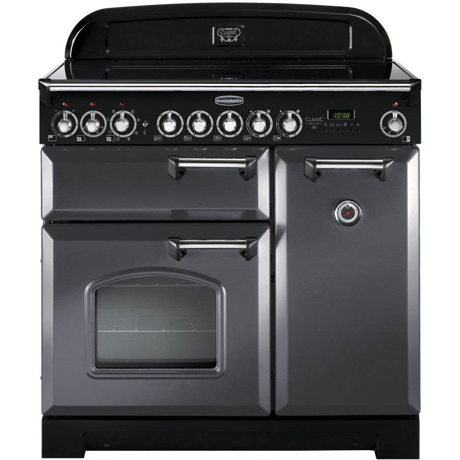 Rangemaster CDL90ECSLC Classic Deluxe 90cm Electric Range Cooker ...