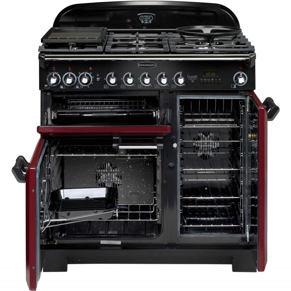Rangemaster 100610 Classic Deluxe 90cm Electric Range Cooker with ...