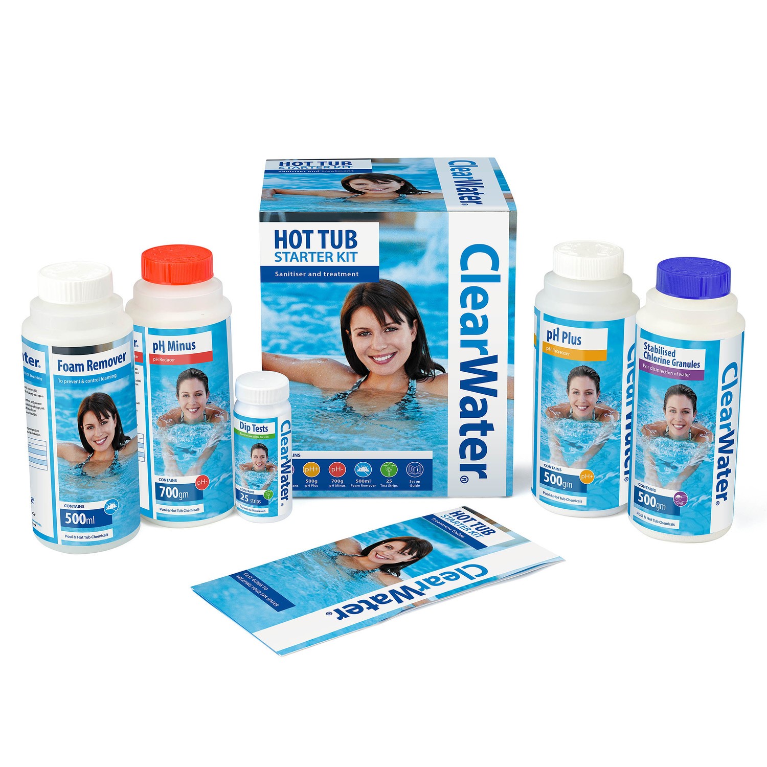 Clearwater Hot Tub Chemical Starter Kit CH0018 | Appliances Direct