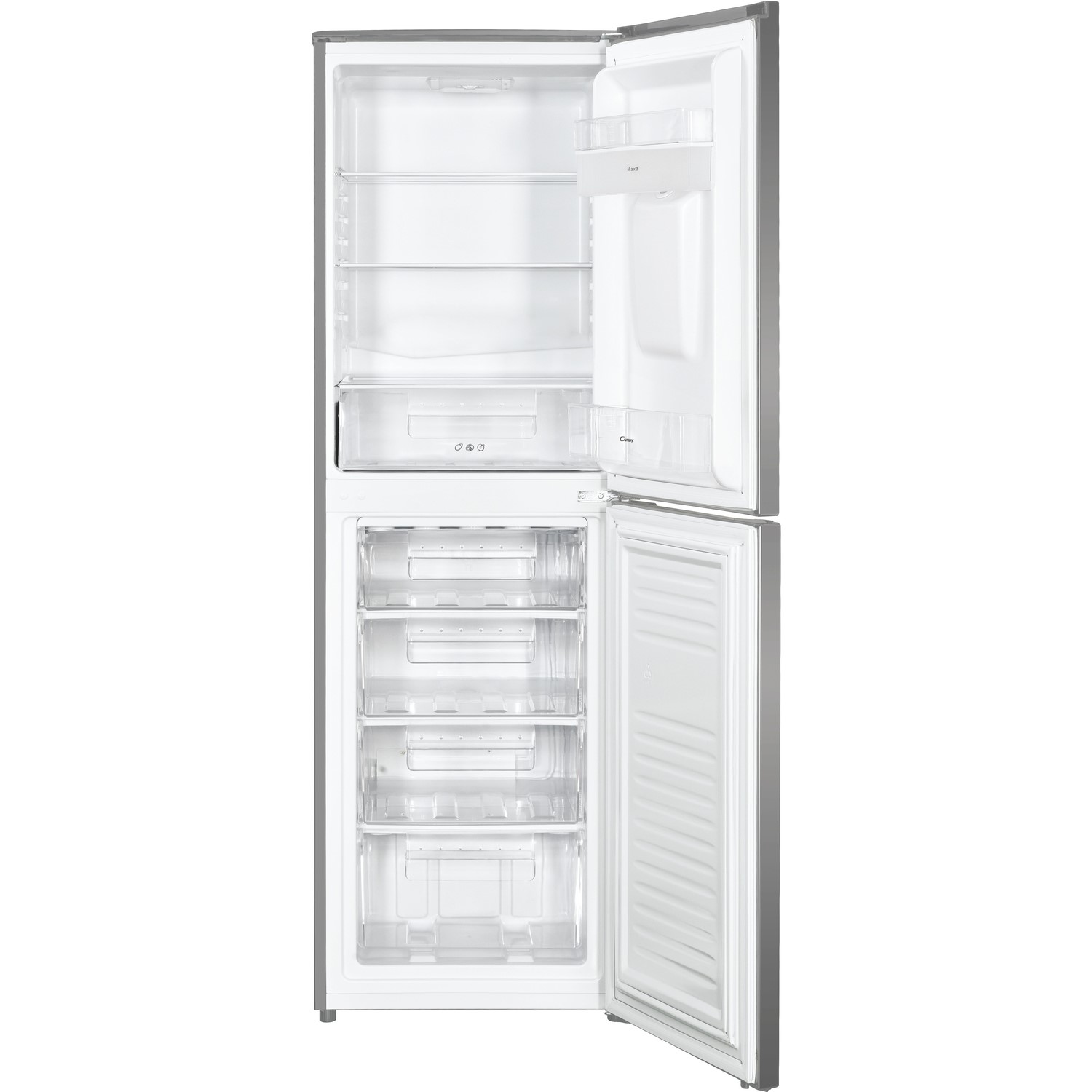 Candy 248 Litre 50/50 Freestanding Fridge Freezer - Silver CHCS517FSWDK ...