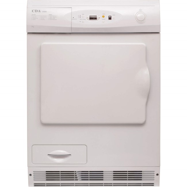 CDA CI560WH 7kg Freestanding Condenser Tumble Dryer - White ...