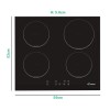 Candy CI640CBA Low Absorption 60cm Induction Hob | Appliances Direct