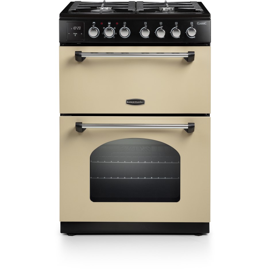 Rangemaster Classic 60cm Dual Fuel Cooker - Cream CLA60DFFCRC ...