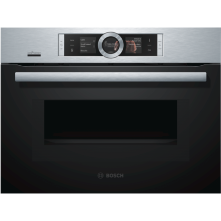 Bosch Series 8 Built-in Compact Single Oven and Microwave with Home ...