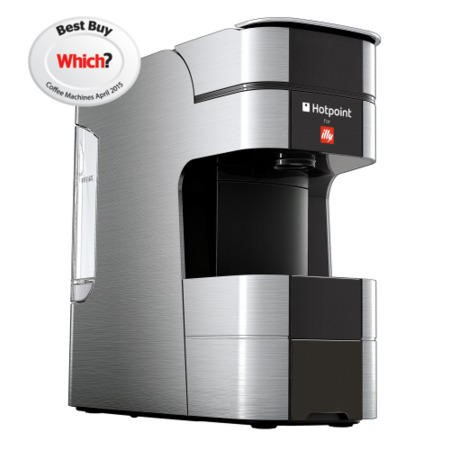 Hotpoint CMHPCGX0 Espresso Coffee Machine Silver | Appliances Direct