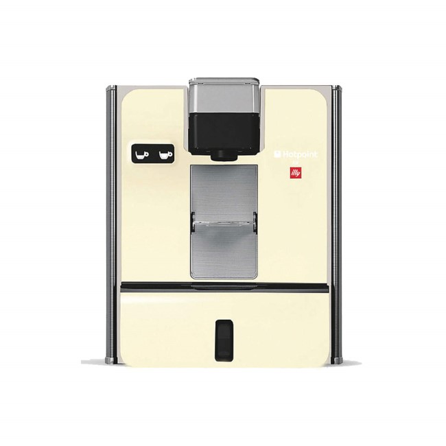 Hotpoint CMHPCHC0 UP Espresso Coffee Machine Cream | Appliances Direct