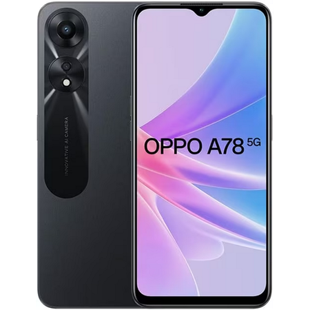 OPPO A78 Glowing Black 6.56" 128GB 5G Unlocked & SIM Free Smartphone ...
