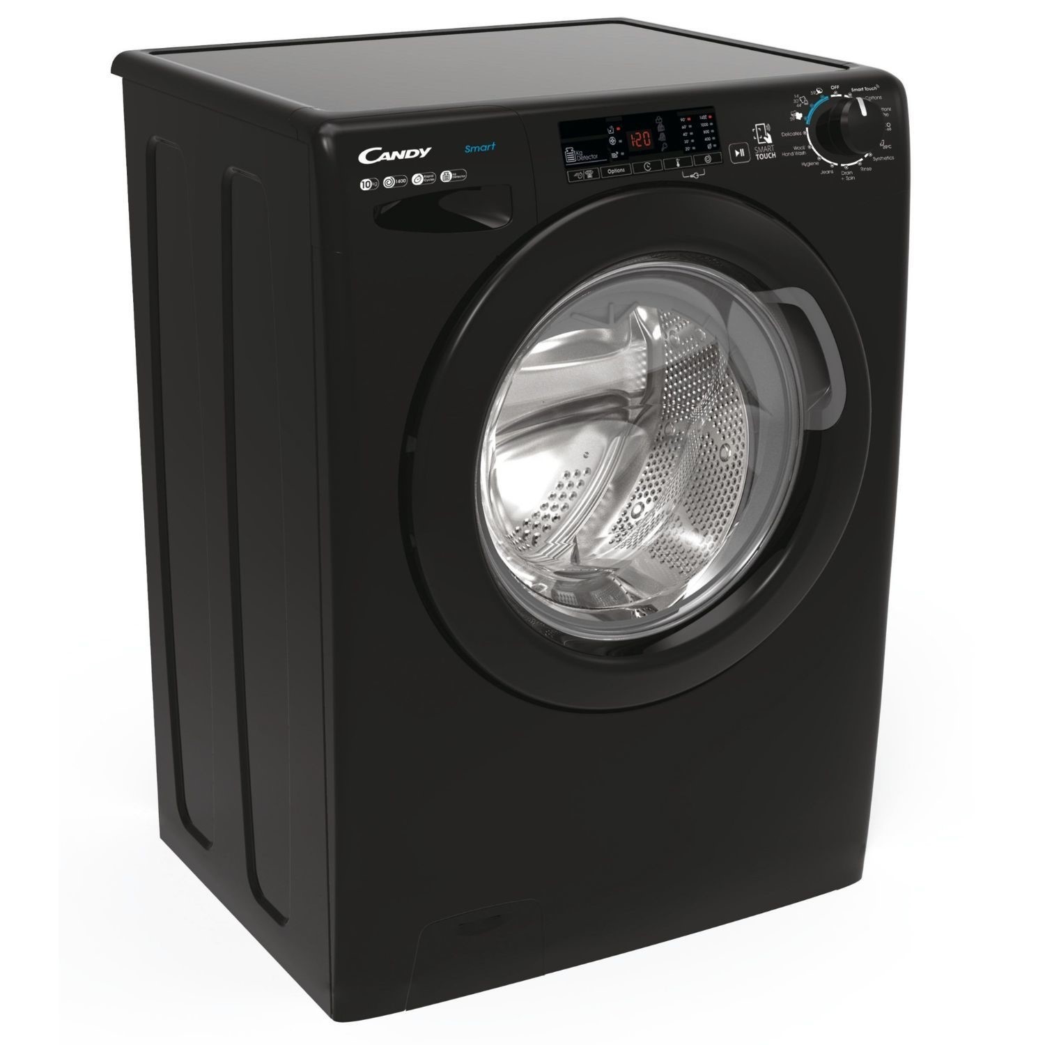 Candy Smart 10kg 1400rpm Washing Machine - Black CS1410TWBBE/1-80 ...