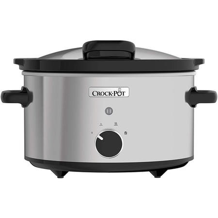 Crock Pot CSC044 3.5 Litre Slow Cooker With Hinged Lid - Stainless ...