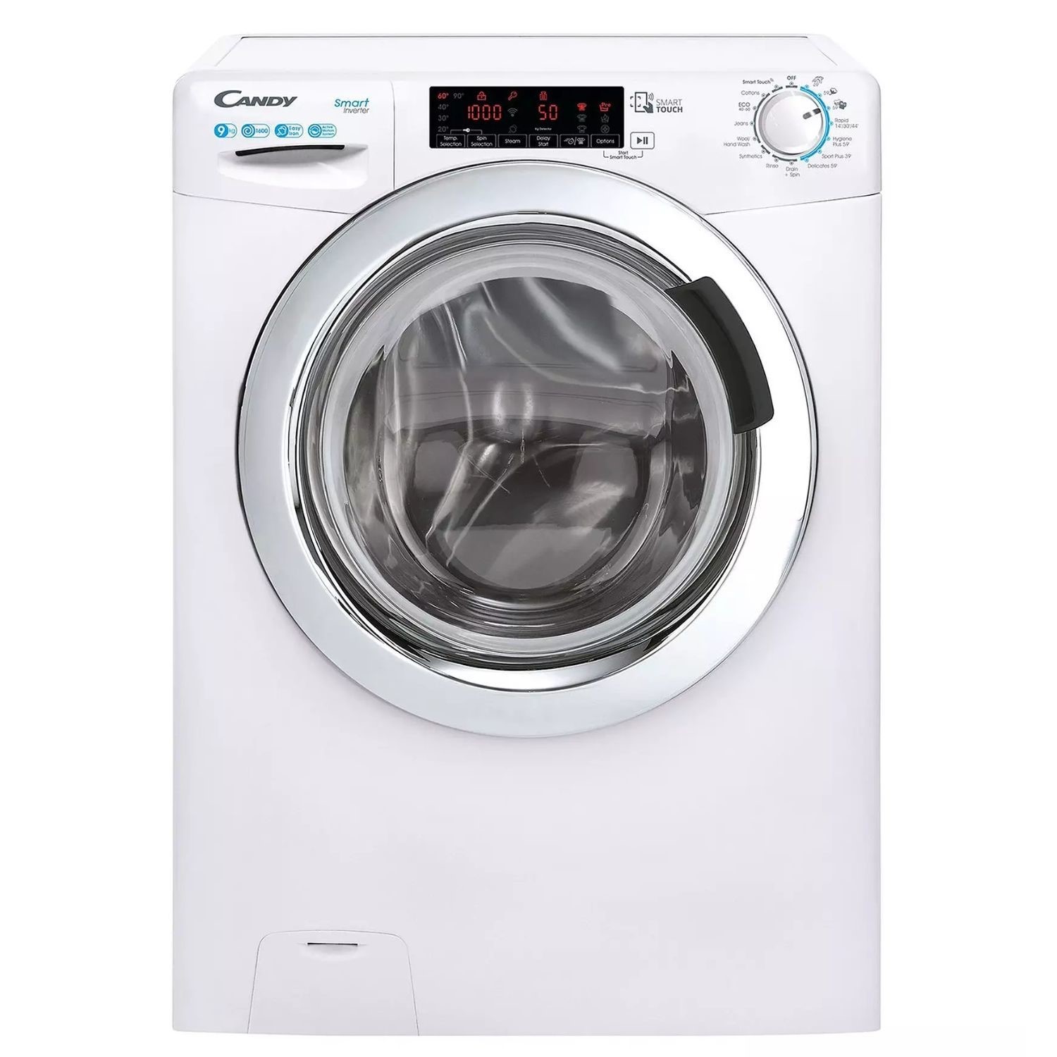 Candy Smart 9kg 1600rpm Washing Machine - White CSS69TWMCE/1-80 ...