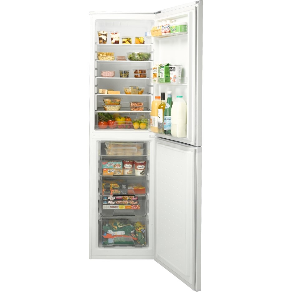 Indesit CVTAA55NF Frost Free Freestanding Fridge Freezer White ...