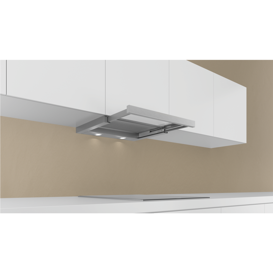 Neff D46BR12N0B N30 60cm Pull-out Canopy Cooker Hood Silver Metallic ...