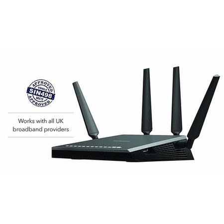 Netgear Nighthawk X4S AC2600 WiFi VDSL/ADSL Modem Router D7800-100UKS ...