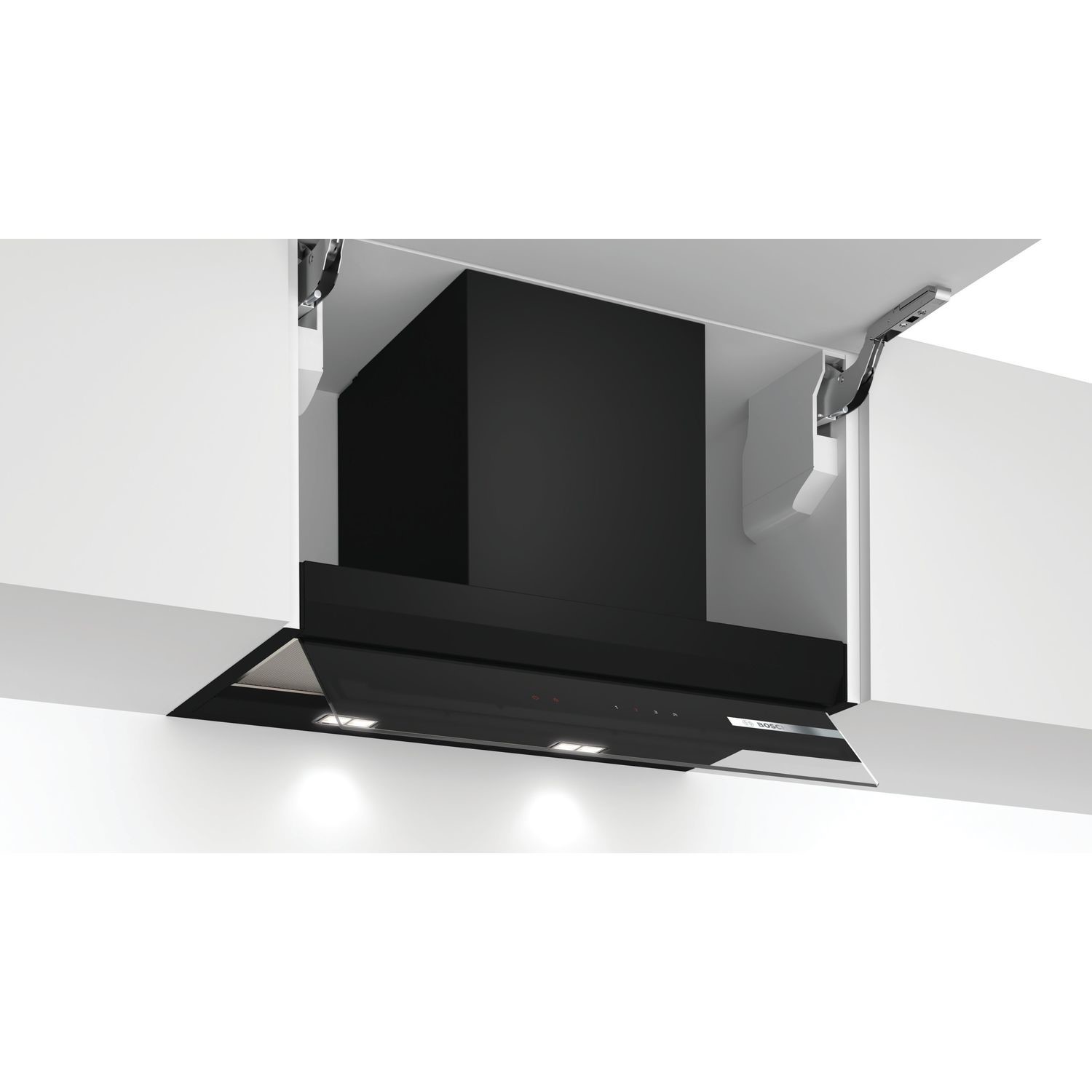 Bosch Series 6 60cm Canopy Cooker Hood - Black DBB67AM60B | Appliances ...