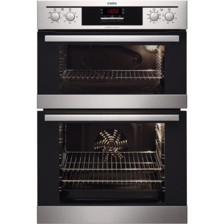 AEG DC4013021M Stainless Steel Electric Built-in Double Oven ...