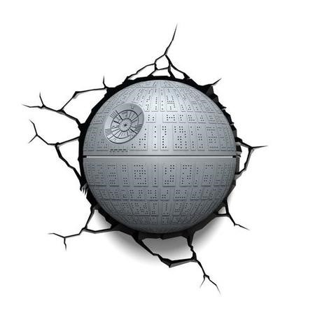 Star Wars 3D Deco Wall Light- The Death Star DEATHSTAR | Appliances Direct