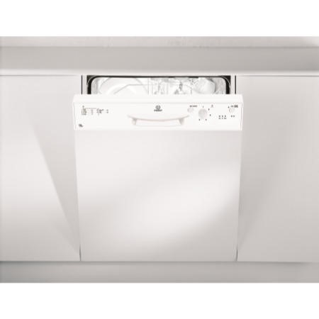 Indesit DPG15B1 13 Place Semi-integrated Dishwasher - White Control ...
