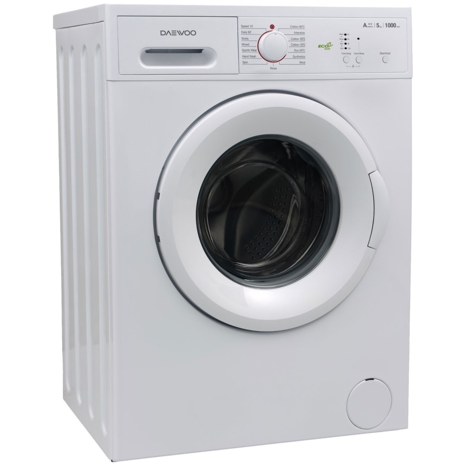 Daewoo DWDMV5011 5kg Load 1000 Spin Freestanding Washing Machine With ...