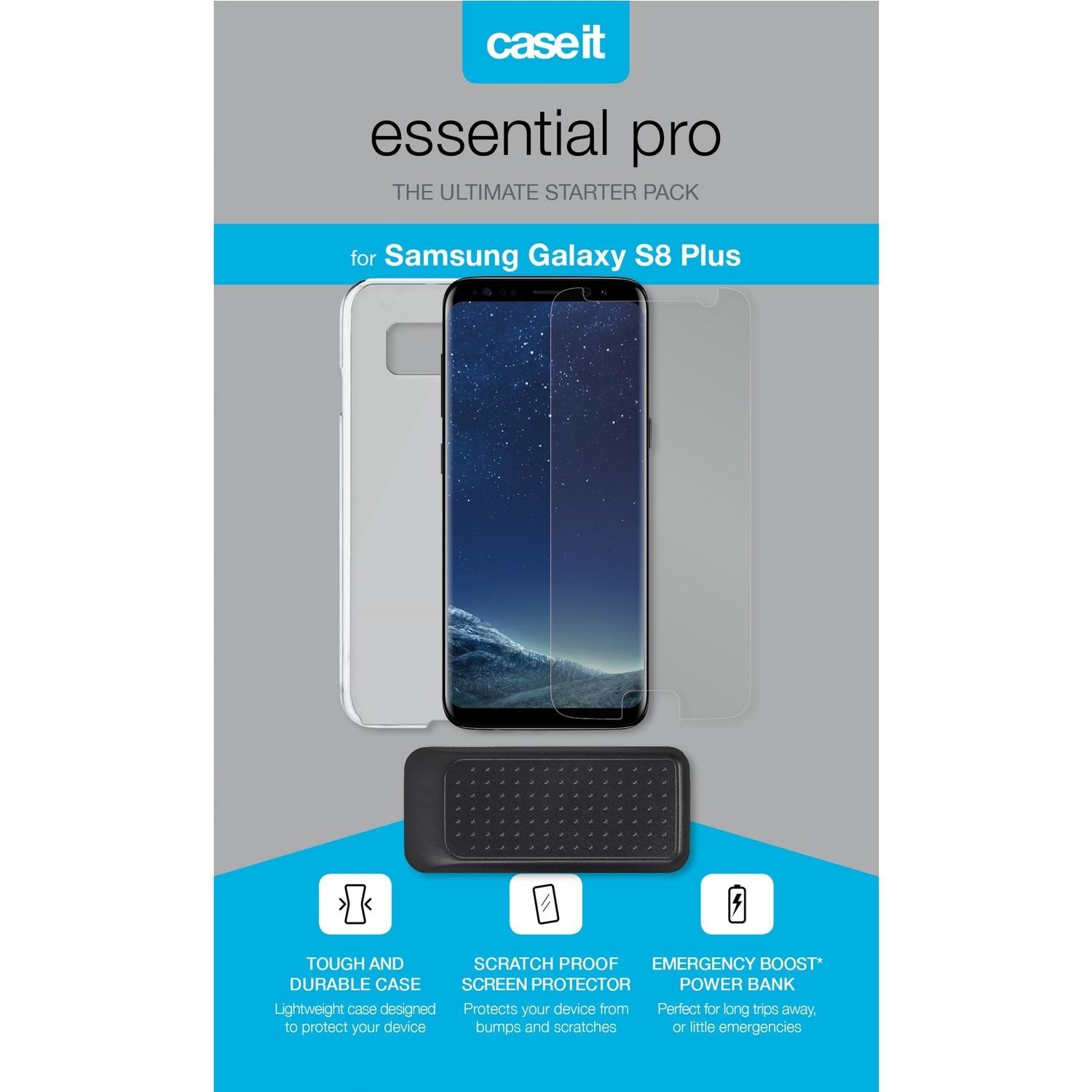 Samsung S8+ Essentials Bundle Pack Including Case Power Bank & Screen ...