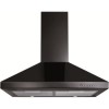 CDA 70cm Chimney Cooker Hood - Black ECH71BL | Appliances Direct