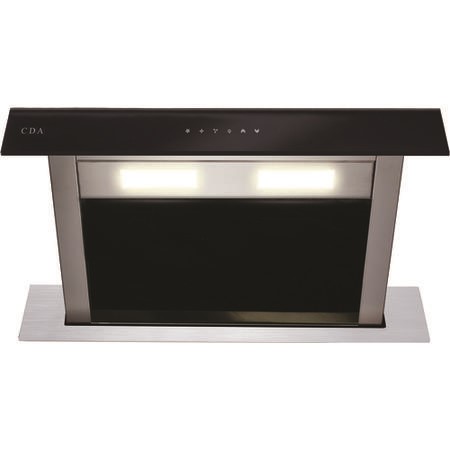 CDA 60cm Downdraft Extractor - Black EDD62BL | Appliances Direct