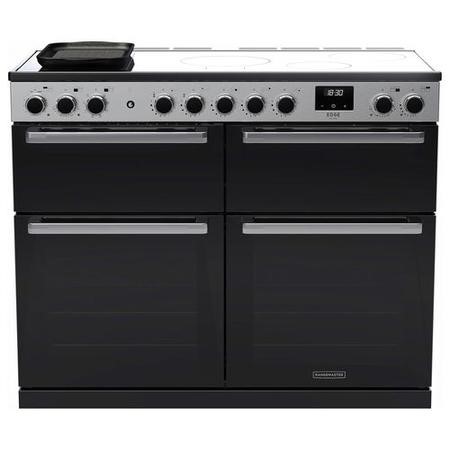 Rangemaster Edge Deluxe 110cm Induction Range Cooker - Black Glass ...