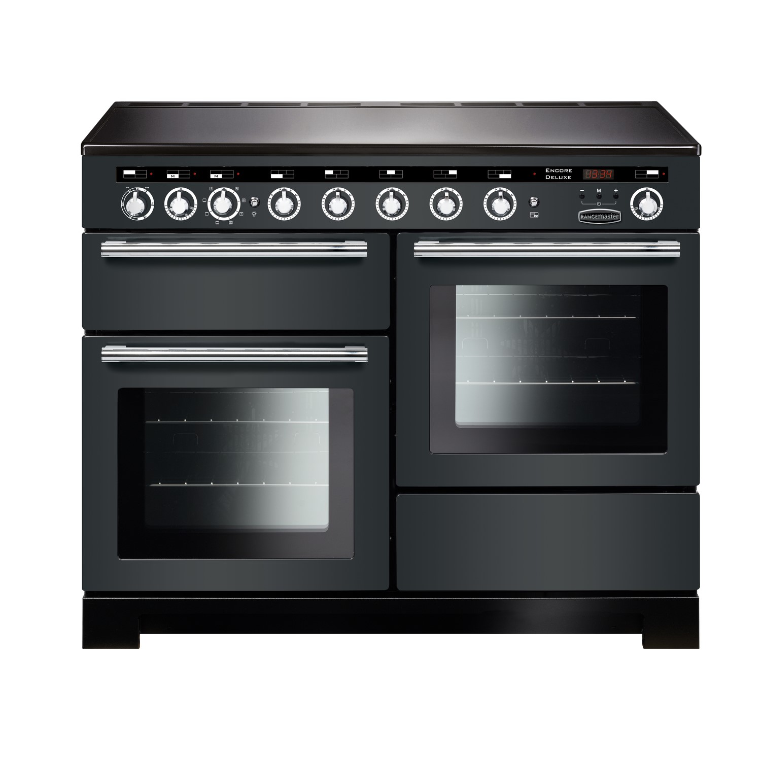 Rangemaster EDL110EISLC Encore Deluxe 110cm Electric Range Cooker with ...