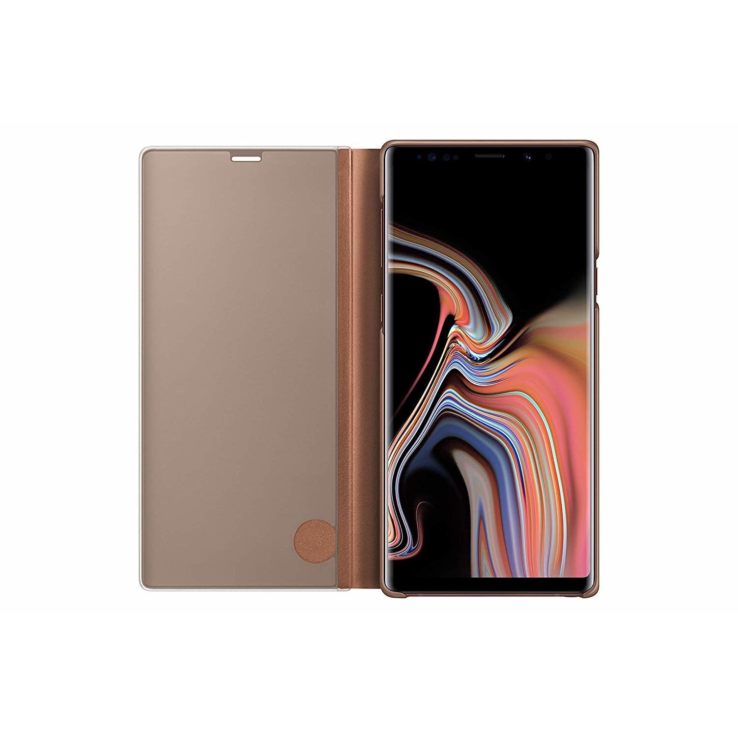 Note 9 Clear View Standing Cover Brown Ef Zn960caeg Appliances Direct