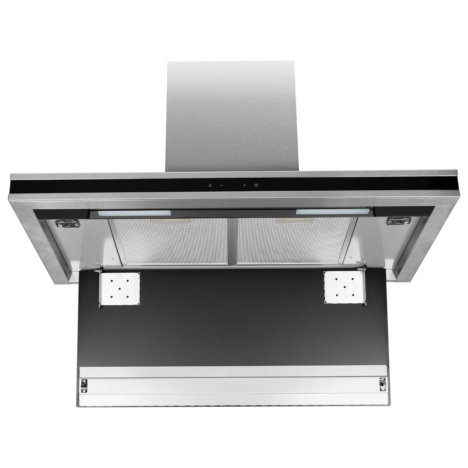 electriQ 90cm Slimline Touch Cooker Hood – Stainless Steel ...