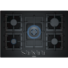 Siemens EP7A6QB90 iQ500 75cm Gas on Glass 5 Burner Gas Hob - Black ...