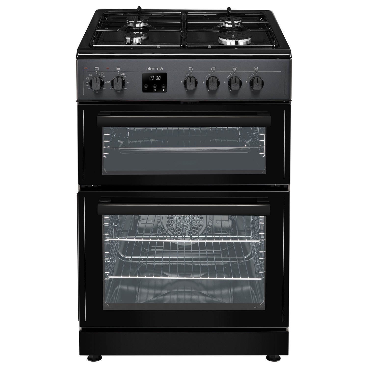 ELECTRIQ 60CM DUAL Fuel Cooker - Charcoal Grey EQDFC360CG £421.97 ...