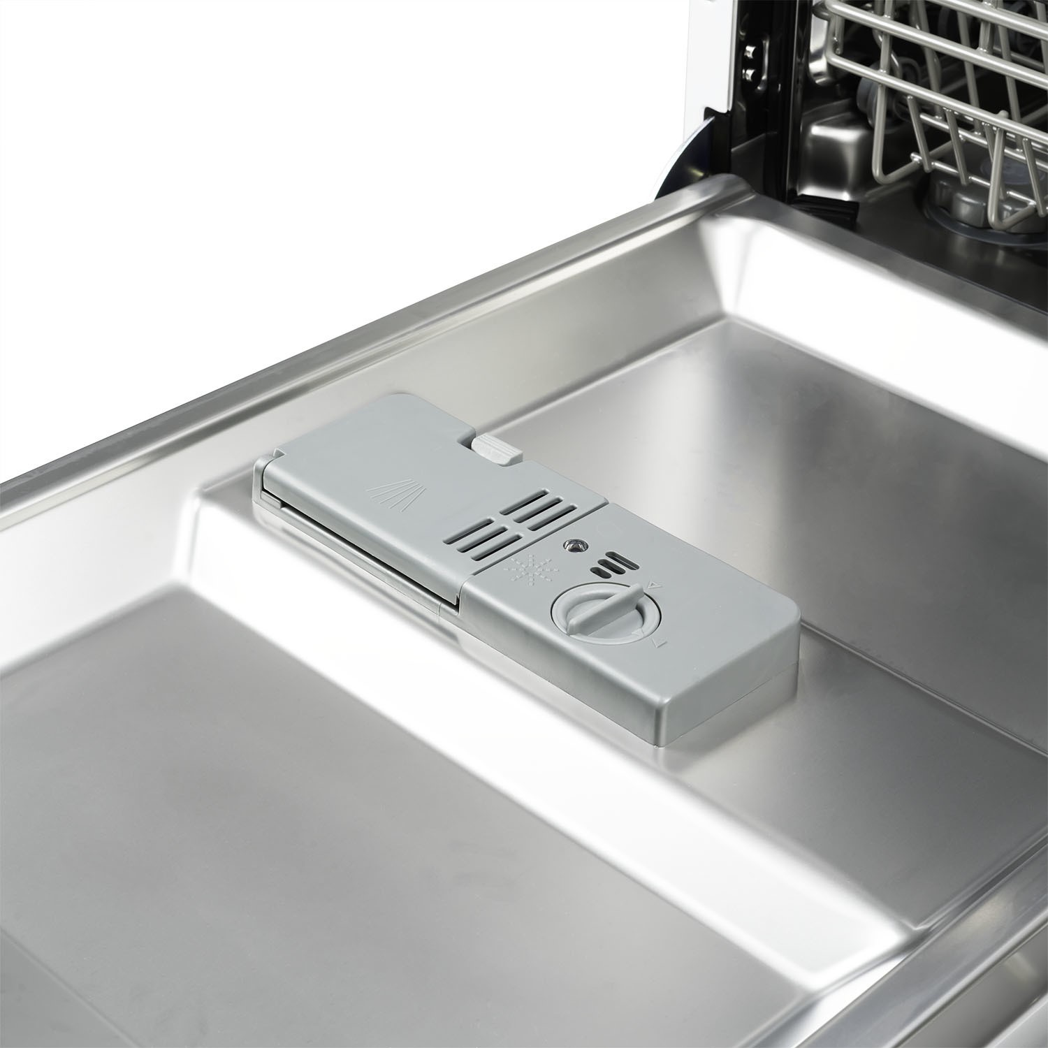 electriQ Integrated Slimline Dishwasher - White control panel EQDWINT45 ...