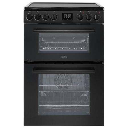 Refurbished electriQ EQEC60IK 60cm Double Oven Electric Cooker with ...