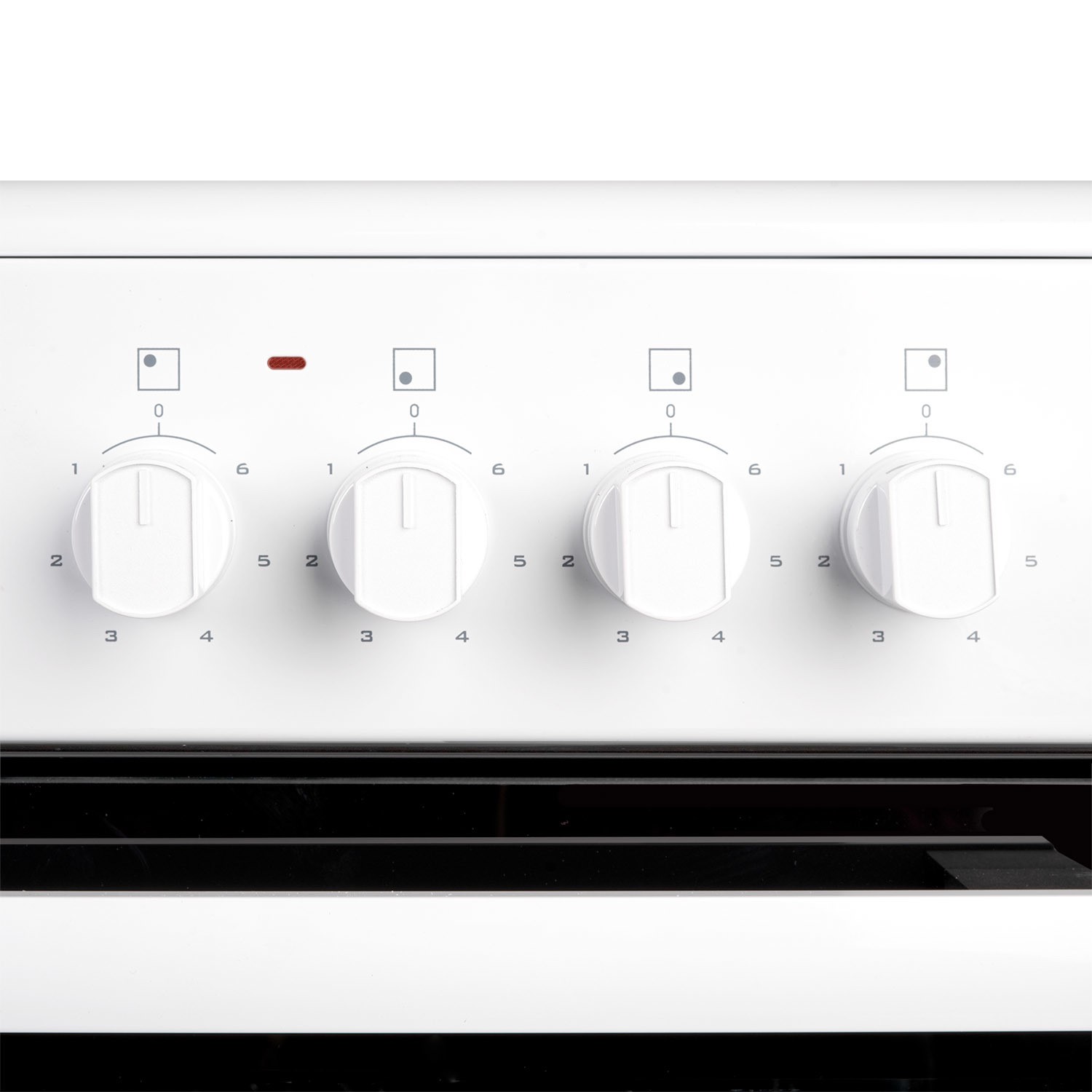 electriQ 60cm Electric Cooker with Ceramic Hob - White EQEC60W1CERAMIC ...