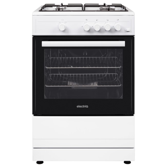 electriQ 60cm Gas Cooker - White EQGC2W60 | Appliances Direct