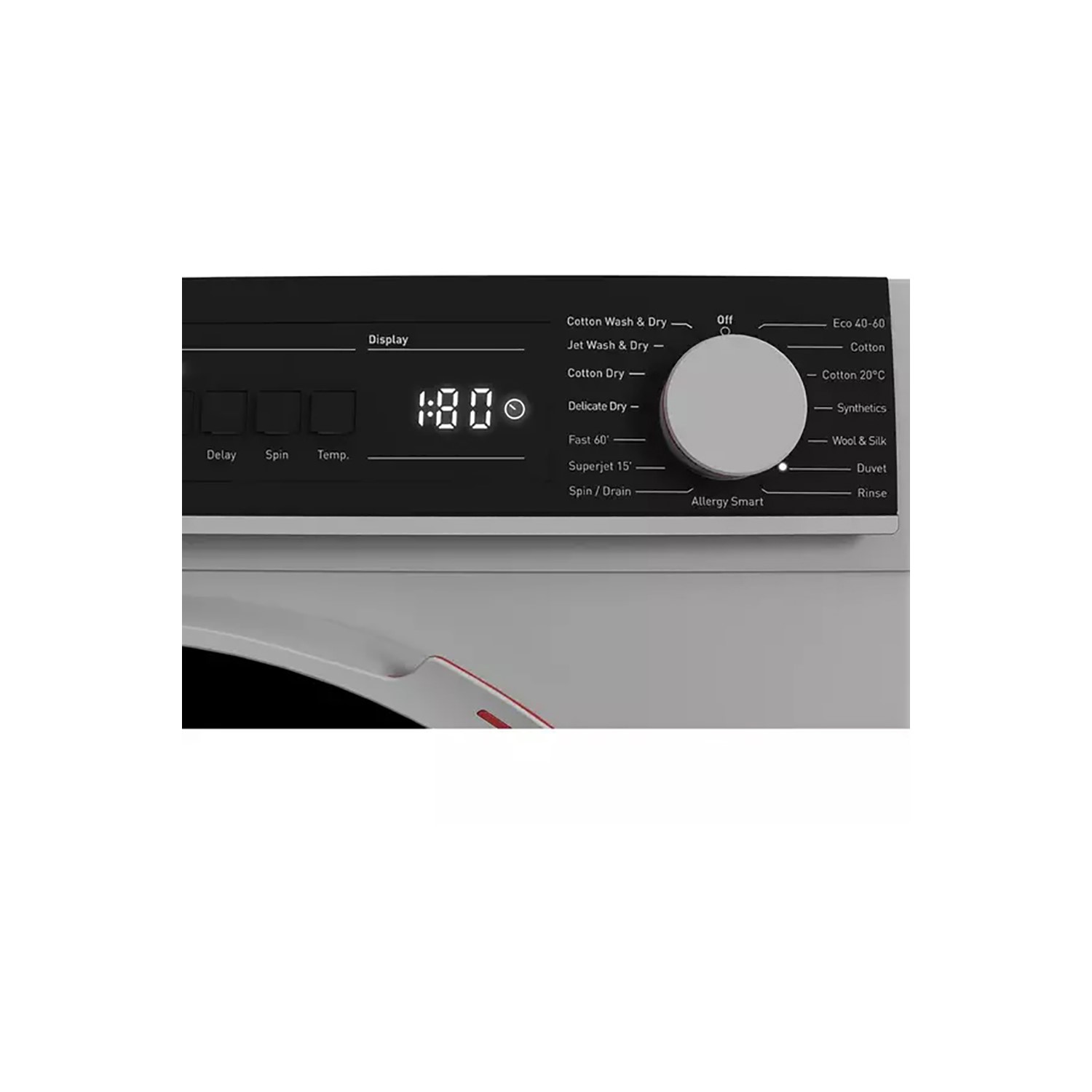 Sharp 8kg Wash 6kg Dry 1400rpm Freestanding Washer Dryer - Silver ES ...