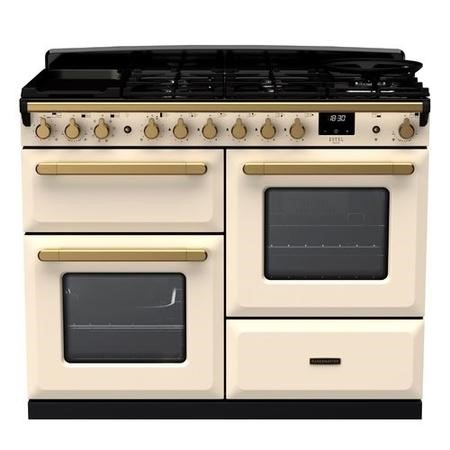Rangemaster Estel Deluxe 110cm Dual Fuel Range Cooker - Pale Cream ...