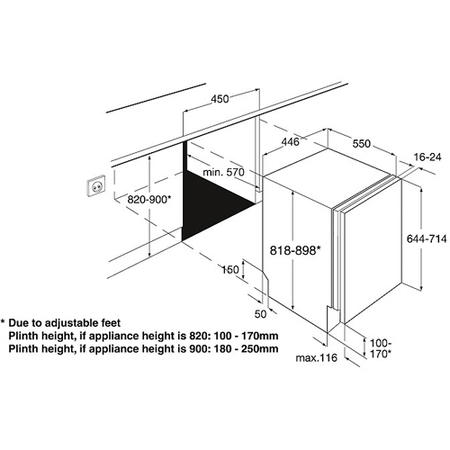 Electrolux ESL46510R RealLife Slimline Fully Integrated Dishwasher ...
