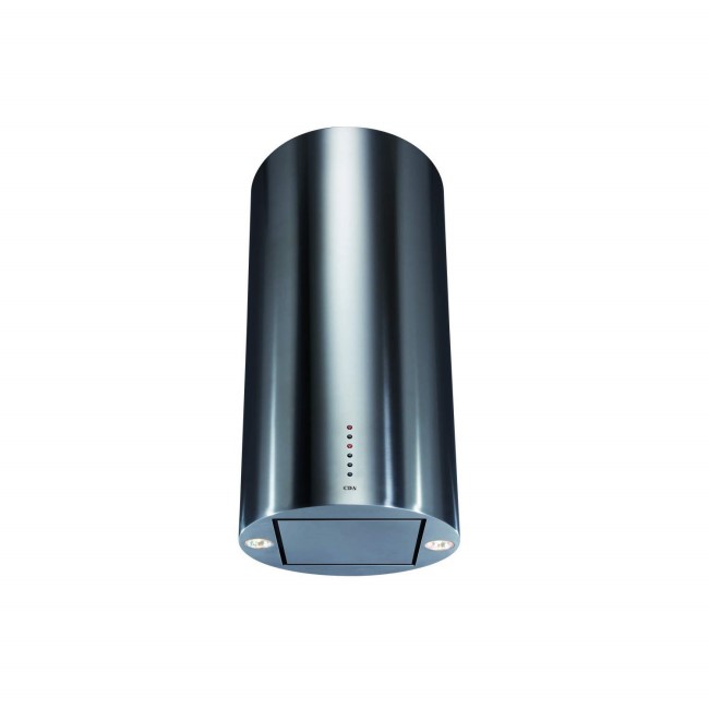 CDA EVCK4SS 40cm Cylinder Island Cooker Hood Stainless Steel ...